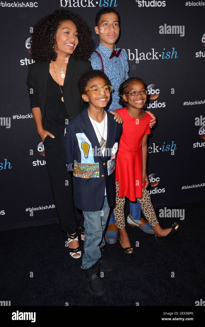 17 April 2015 - West Hollywood, California - Yara Shahidi, Miles Brown ...