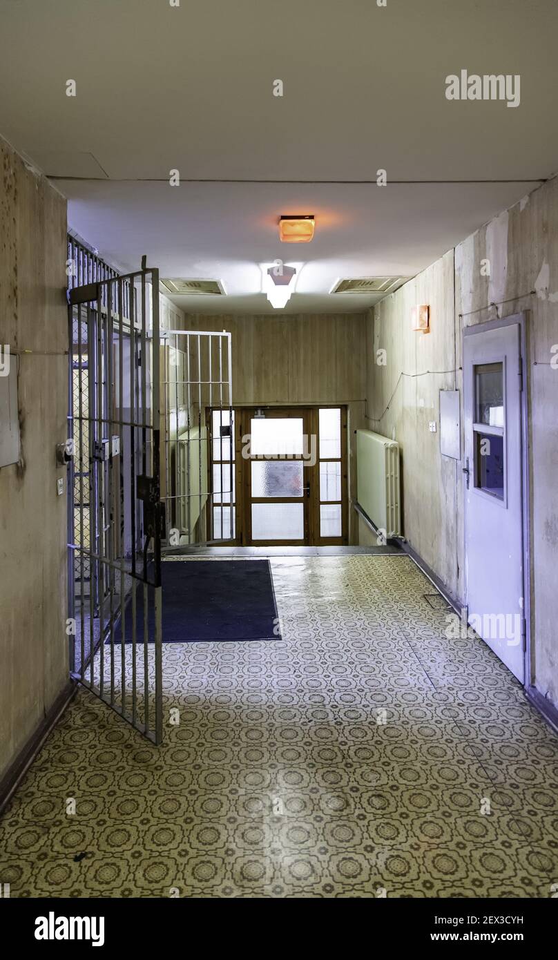 Old jail, detail of old war jail in Germany Stock Photo - Alamy