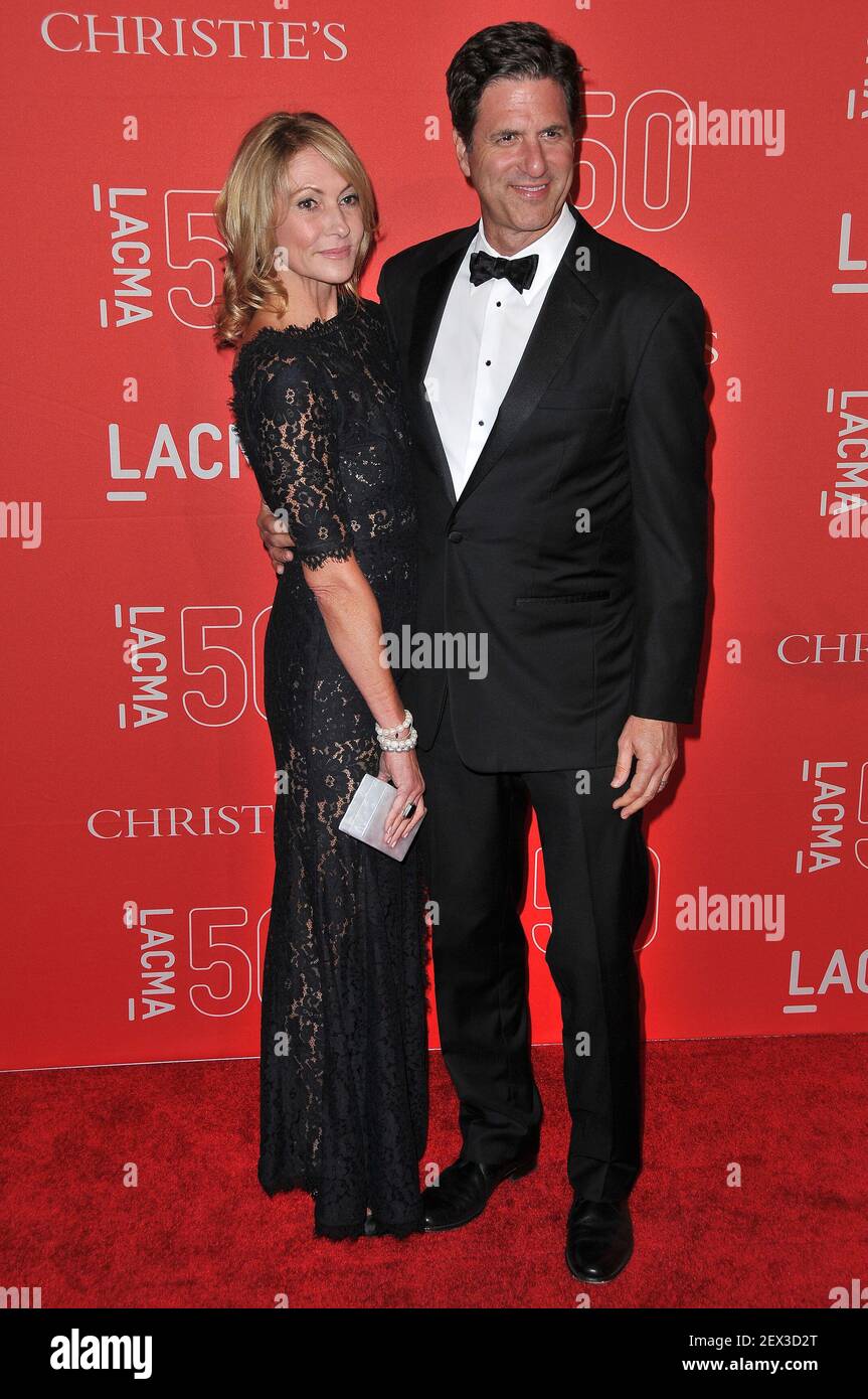 (L-R) Krista Levitan and Steven Levitan arrives at LACMA's 50th ...