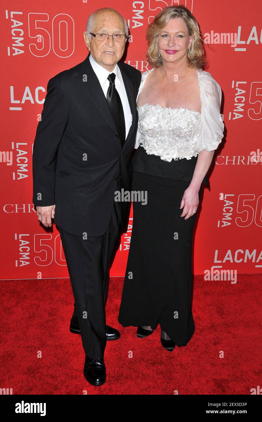 (L-R) Norman Lear and Lyn Lear arrives at LACMA's 50th Anniversary Gala ...