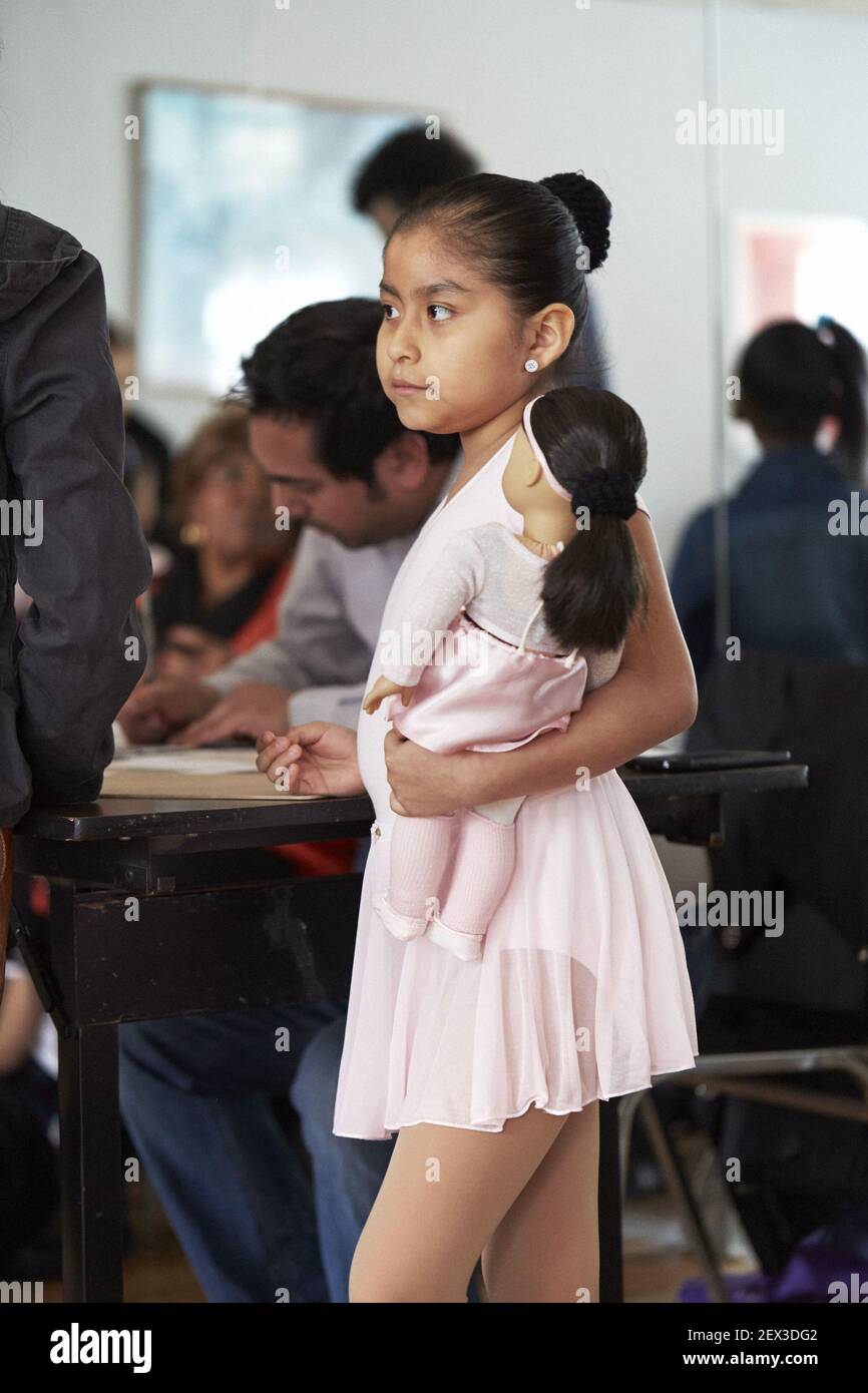 Children audition for the School of American Ballet at the Bronx Dance ...