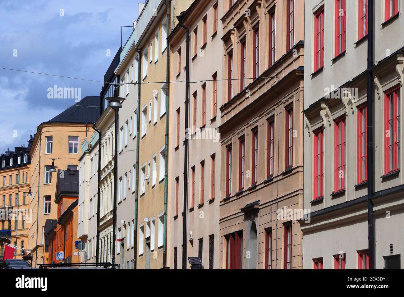 Stockholm city, Sweden - street view in Norrmalm district Stock Photo ...