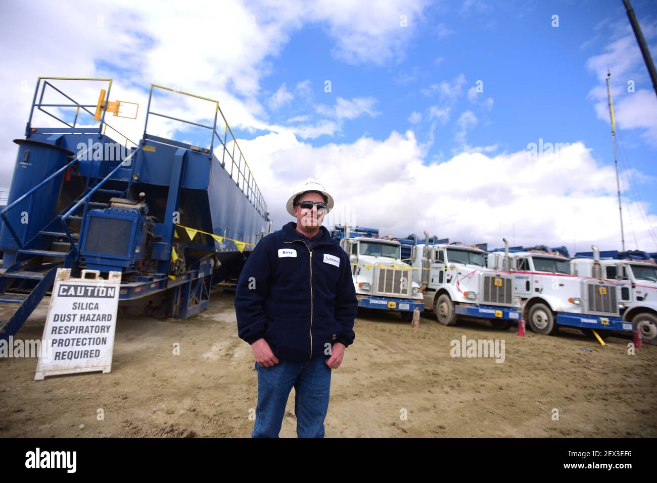 Completion superintendent, Barry Layne, pictured in front of ...