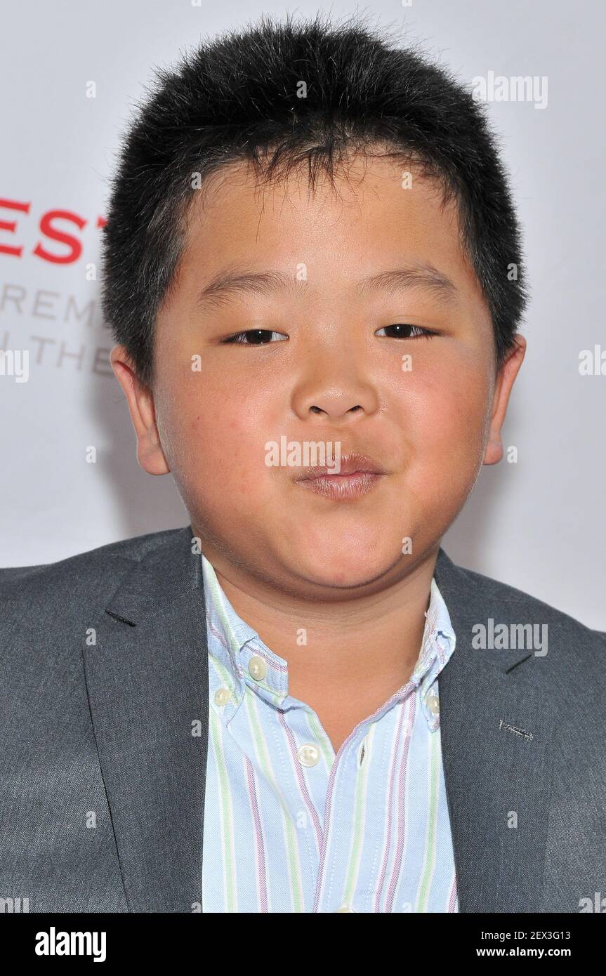 Hudson Yang from "Fresh Off The Boat" arrives at the East West Players ...