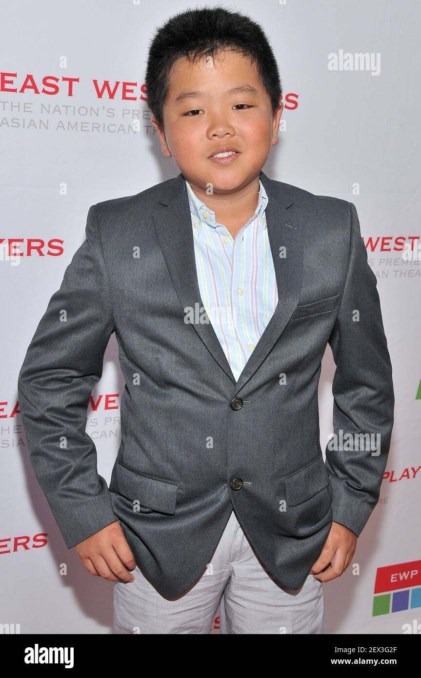 Hudson Yang from "Fresh Off The Boat" arrives at the East West Players ...