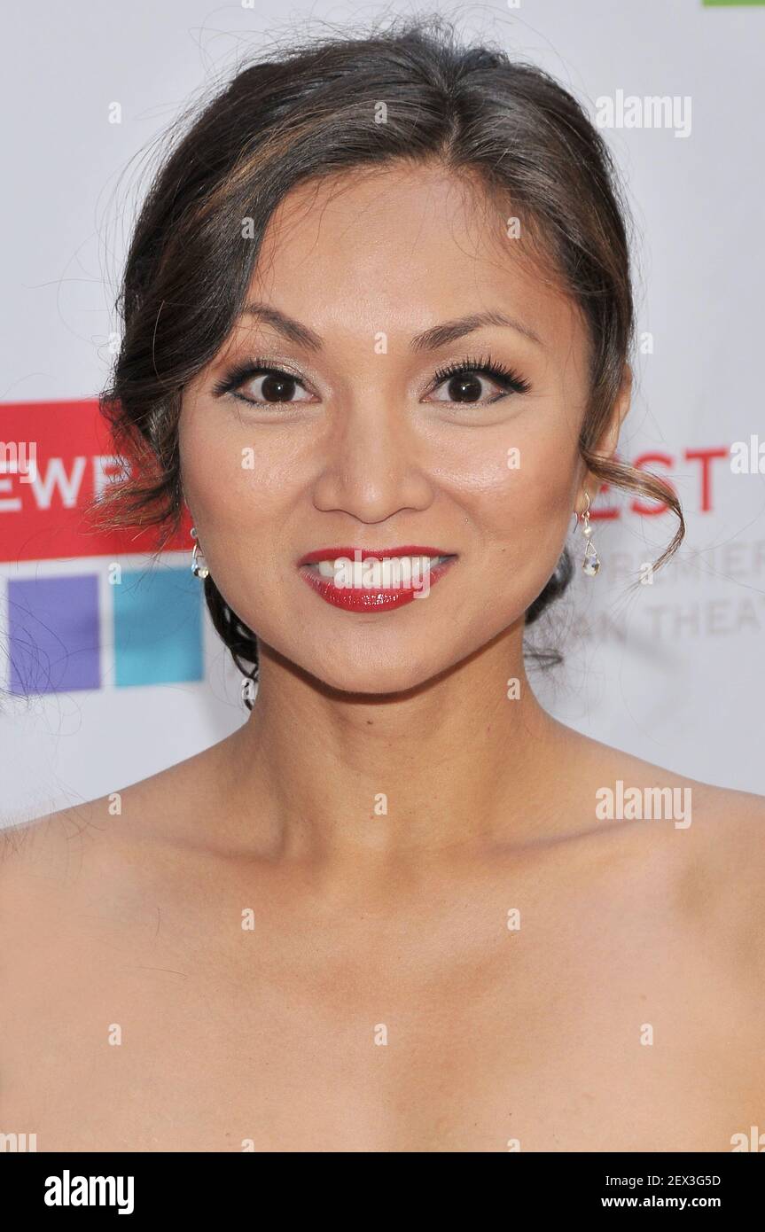 Jennifer Paz arrives at the East West Players' Golden Anniversary ...