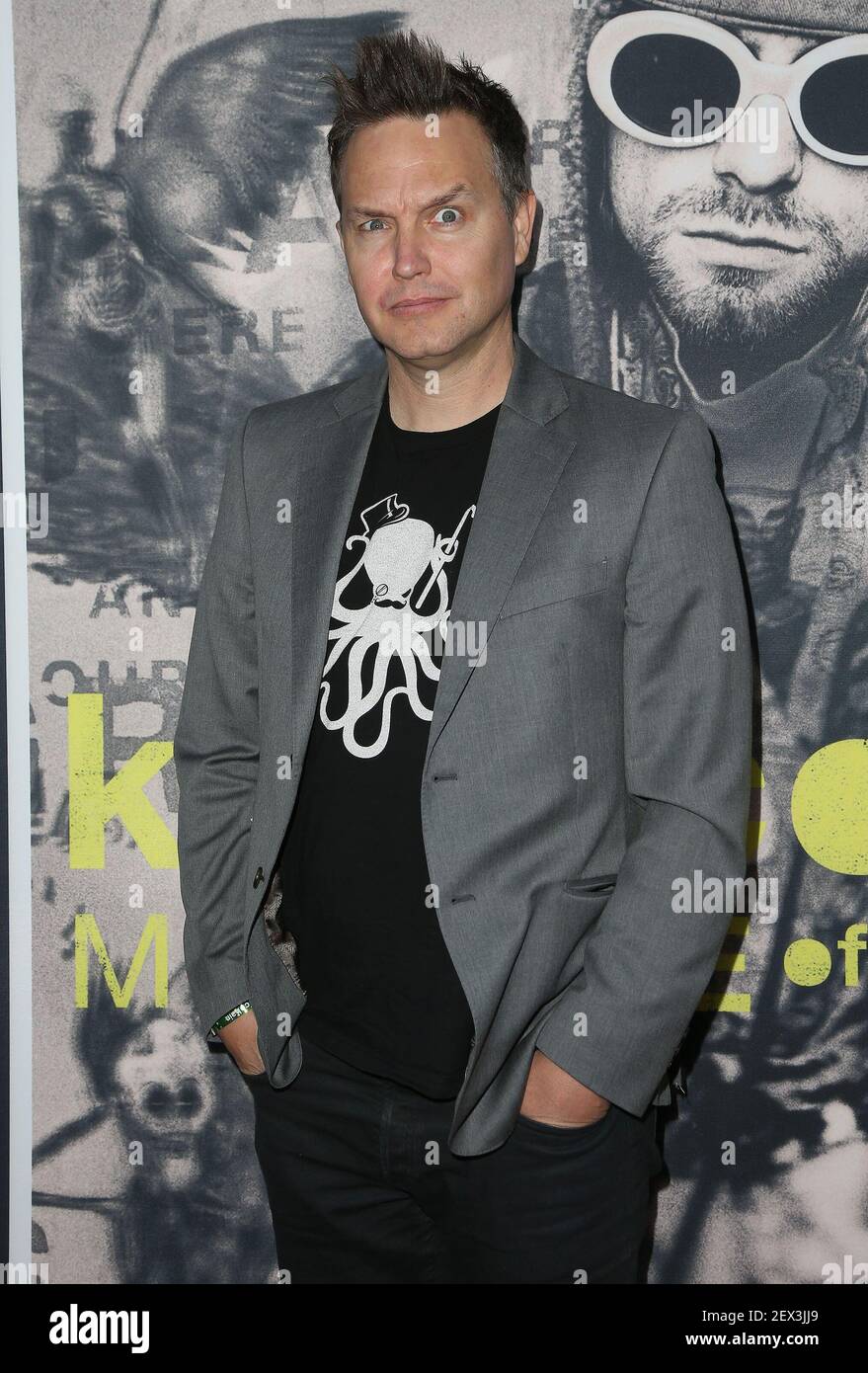 21 April 2015 - Hollywood, California - Mark Hoppus. HBO "Kurt Cobain ...