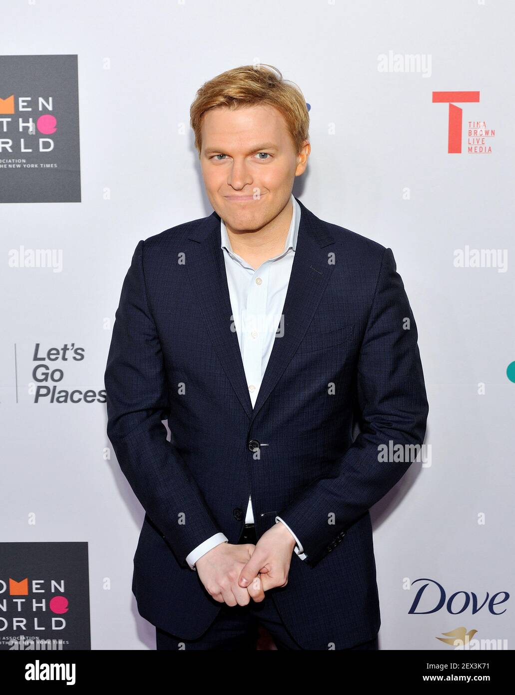 Ronan Farrow attends the Women In The World Sixth Annual Summit opening ...