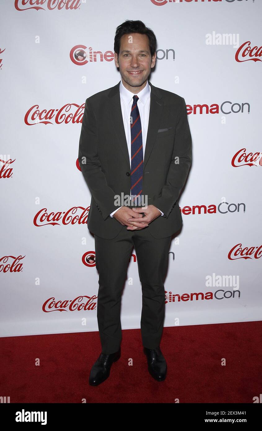 23 April 2015 - Las Vegas, Nevada - Paul Rudd. CinemaCon 2015 Big ...