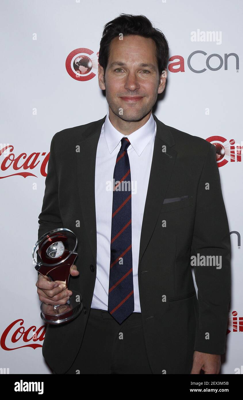 23 April 2015 - Las Vegas, Nevada - Paul Rudd. CinemaCon 2015 Big ...