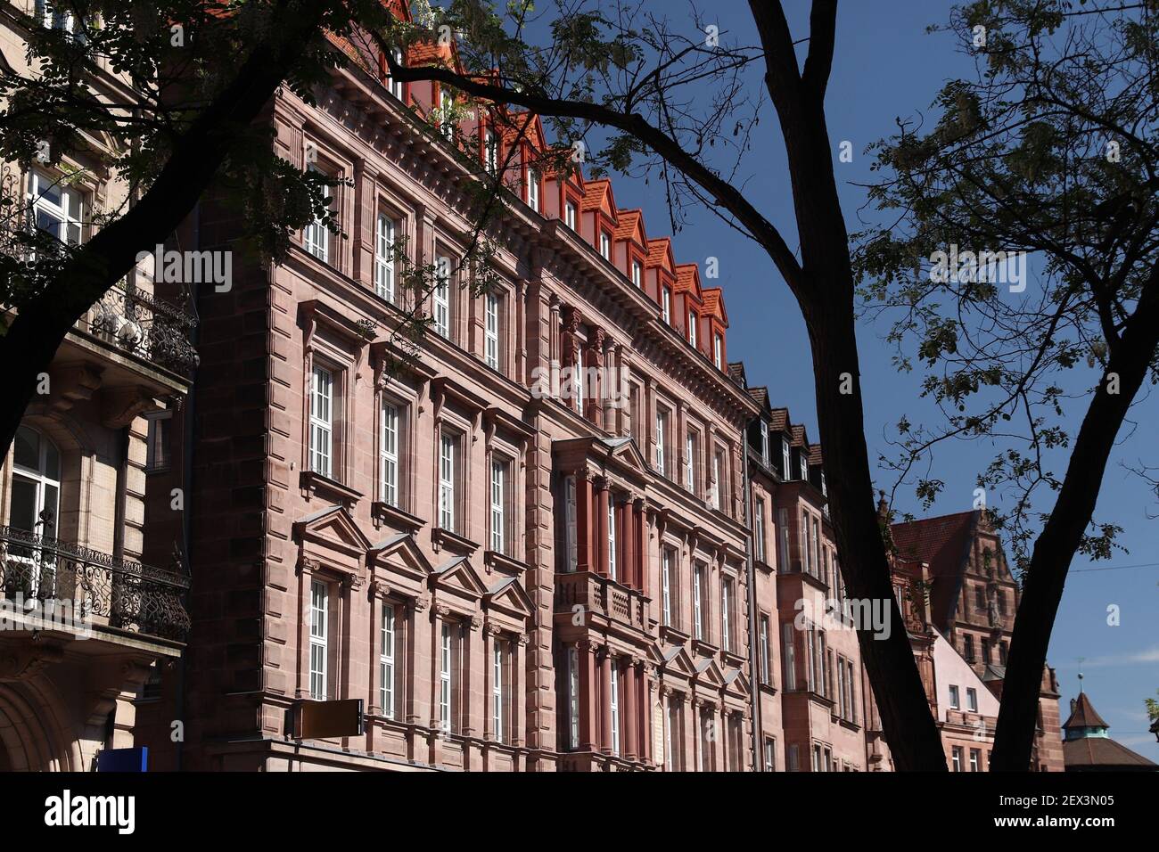 German street - Nuremberg, Germany. Landmarks of Germany Stock Photo ...