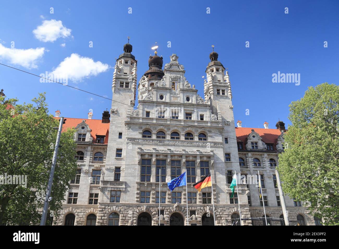 Leipzig City Hall. Architecture in Germany. New City Hall (Neues ...