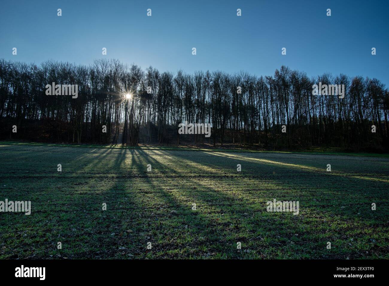 Rising sun in background hi-res stock photography and images - Alamy