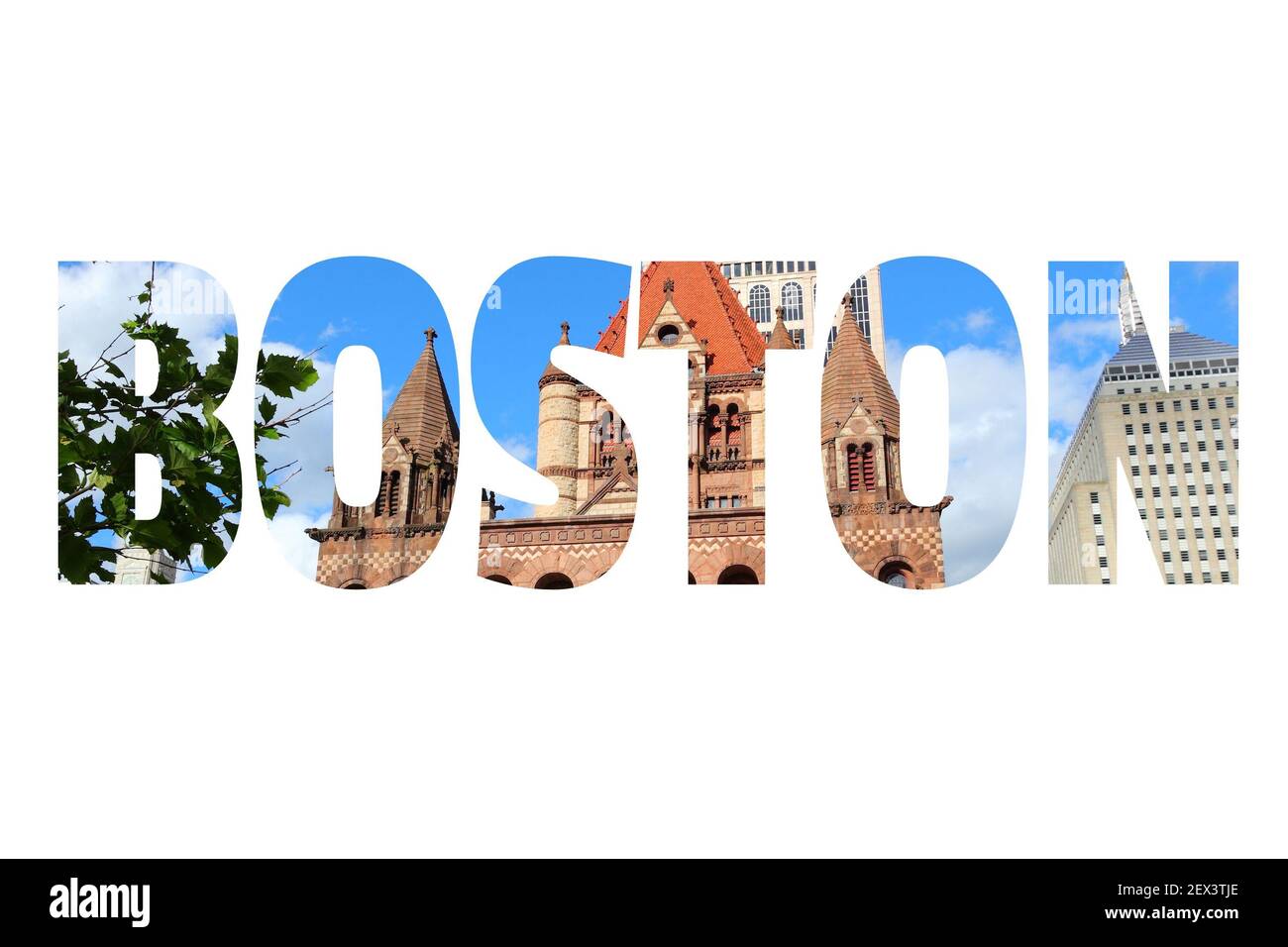 Boston postcard hi-res stock photography and images - Alamy