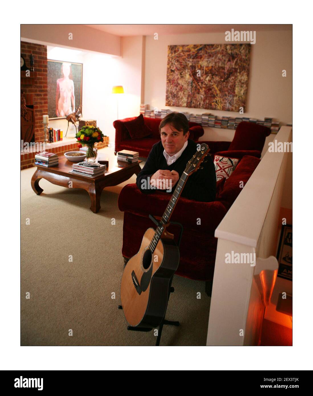 Me and my home..... Chris Difford (of the band, Squeeze) at his home in ...