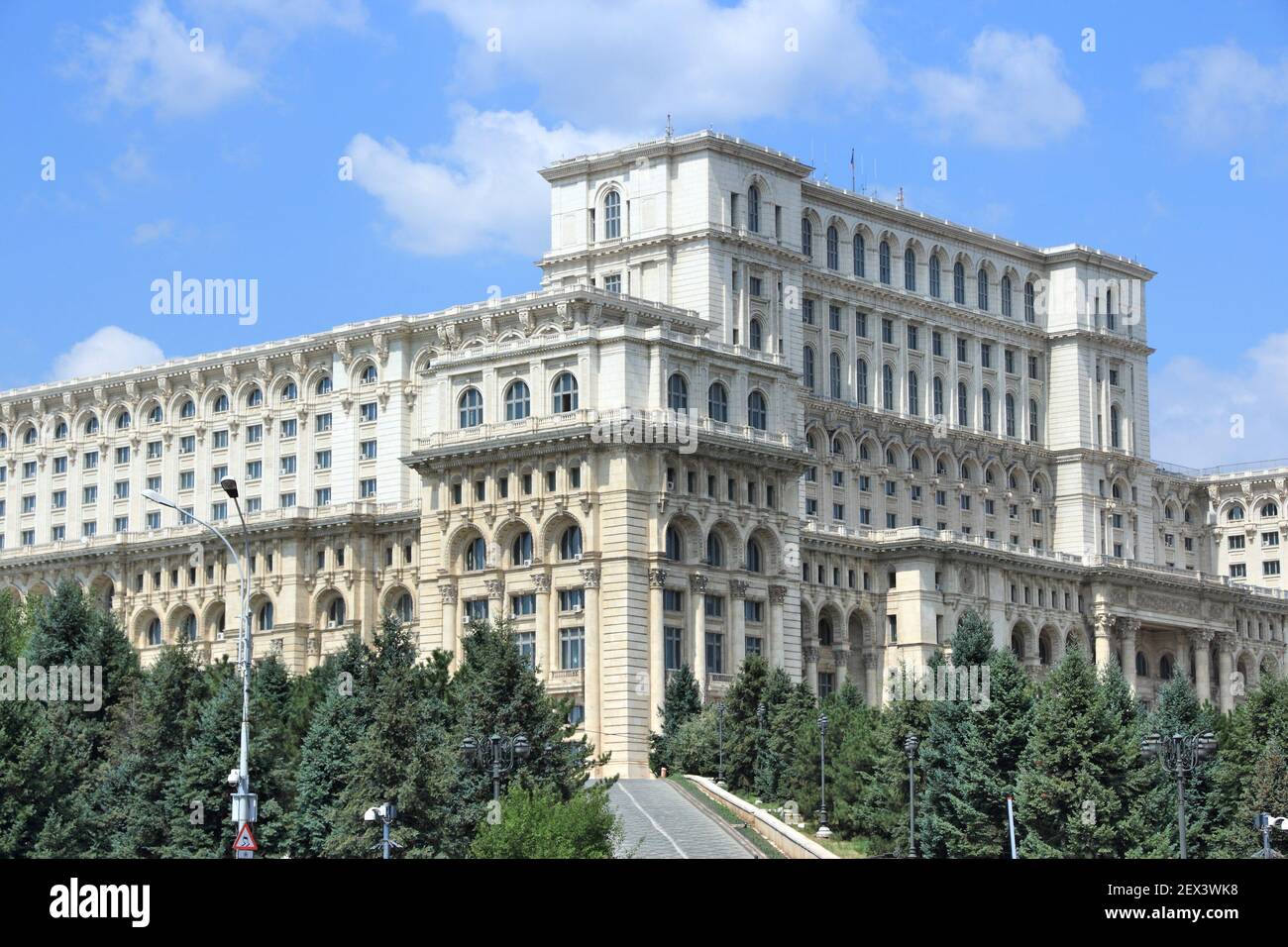 Palace of the Parliament of Romania - landmark in Bucharest, Romanian ...