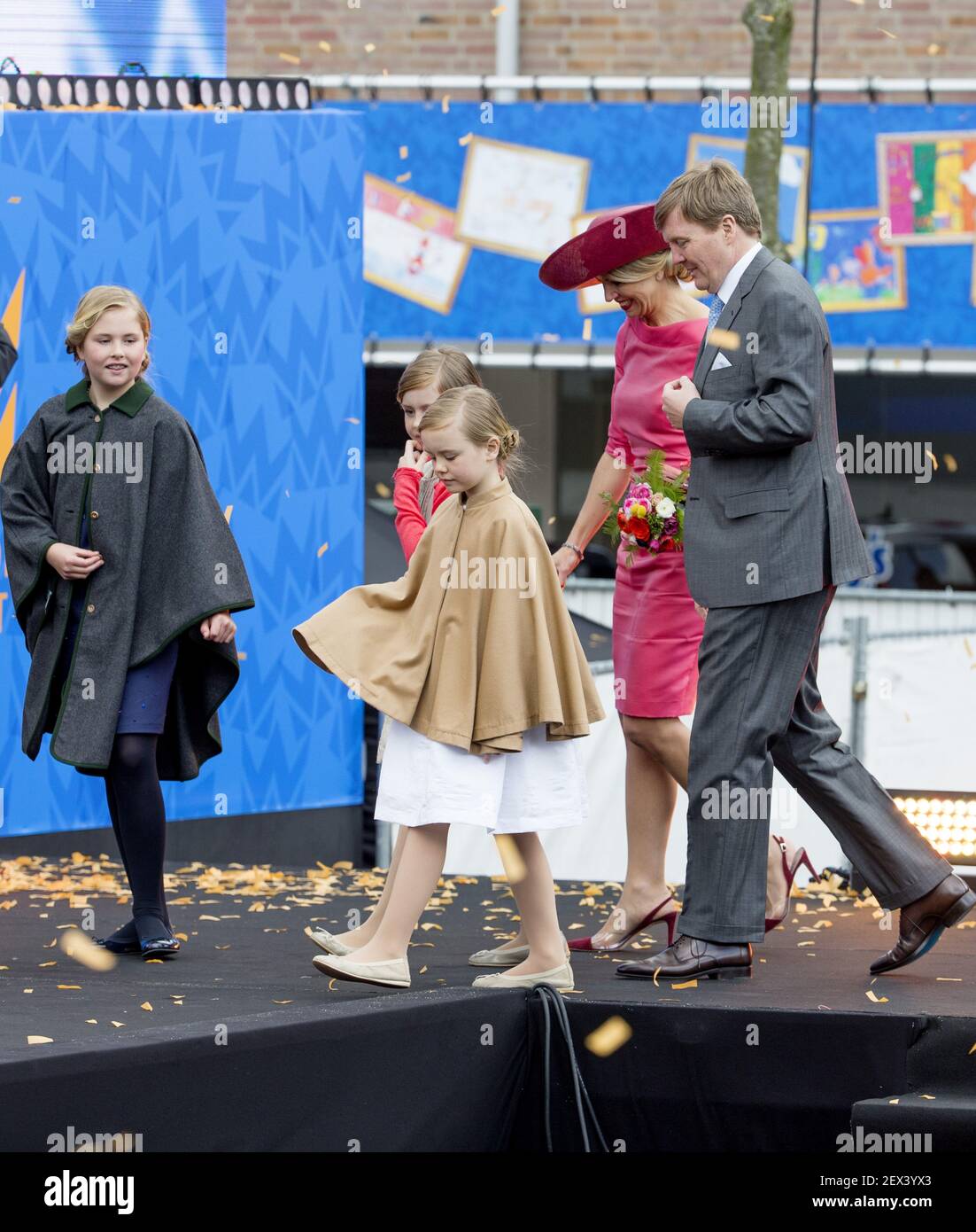 04/27/2015 - DORDRECHT, The Netherlands - King's Day with Queen Maxima ...