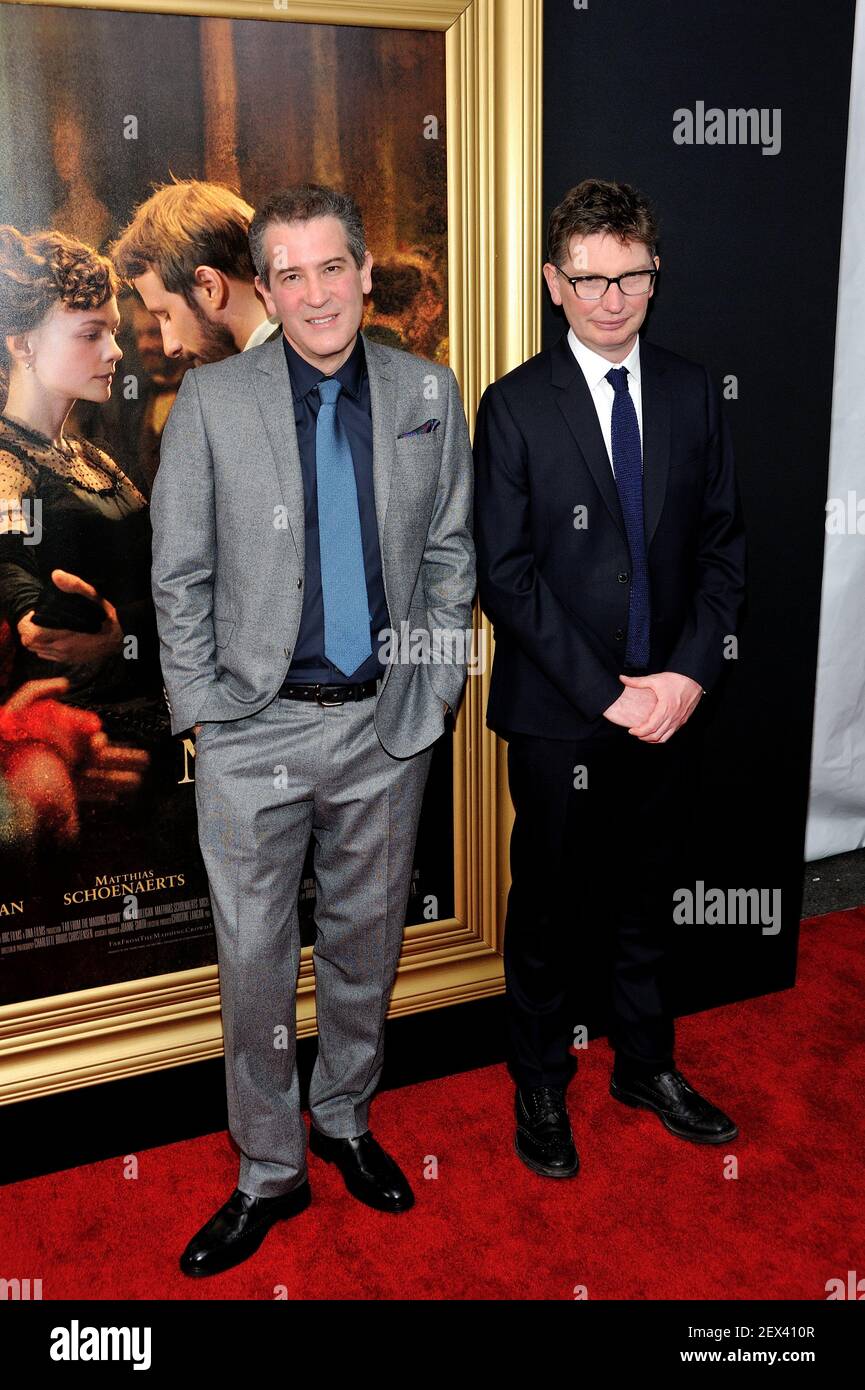 Producers Allon Reich and Andrew Macdonald attend the New York premiere ...