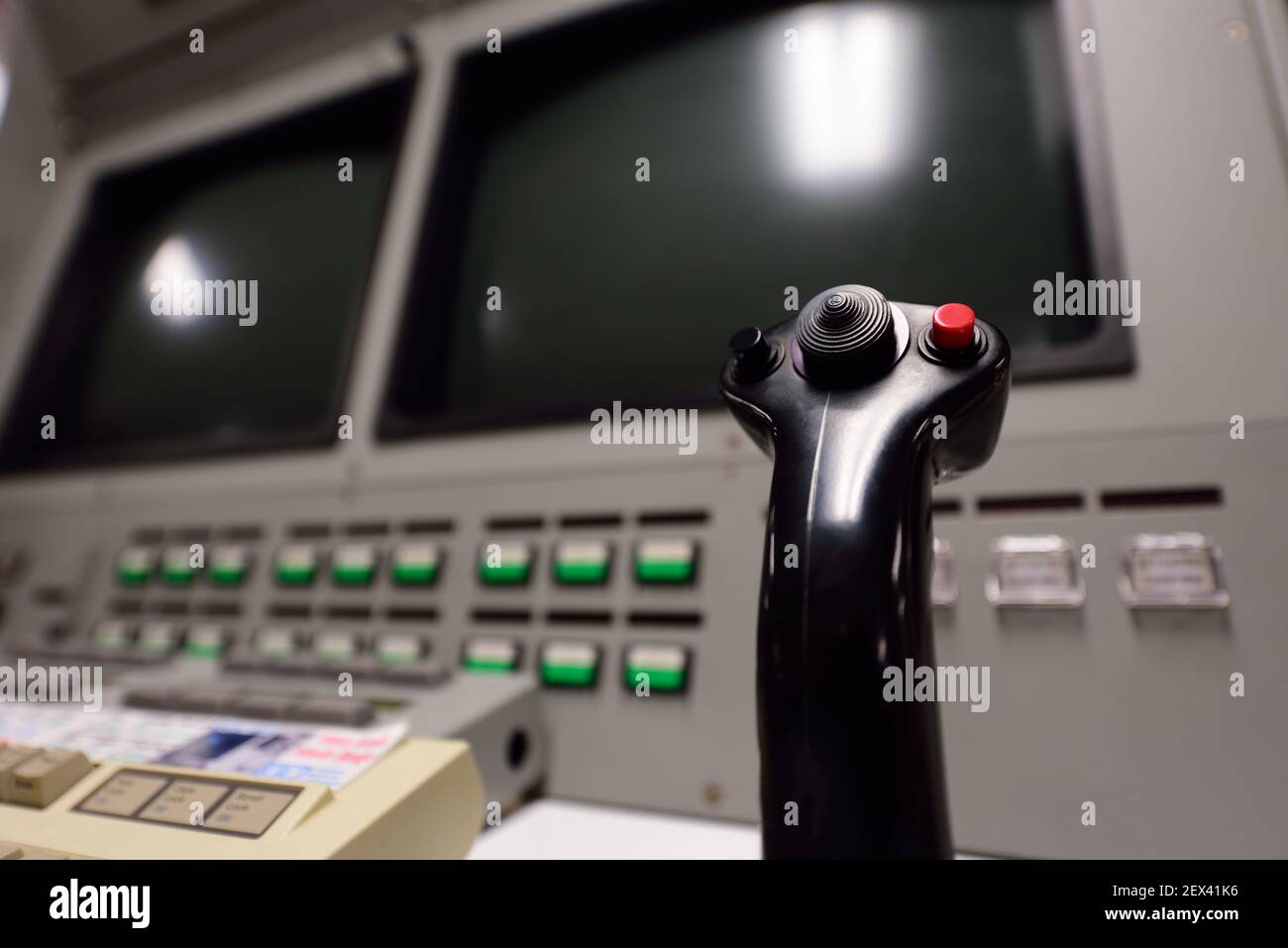 A Drone Formation Control System, installed in the Range Control Center ...