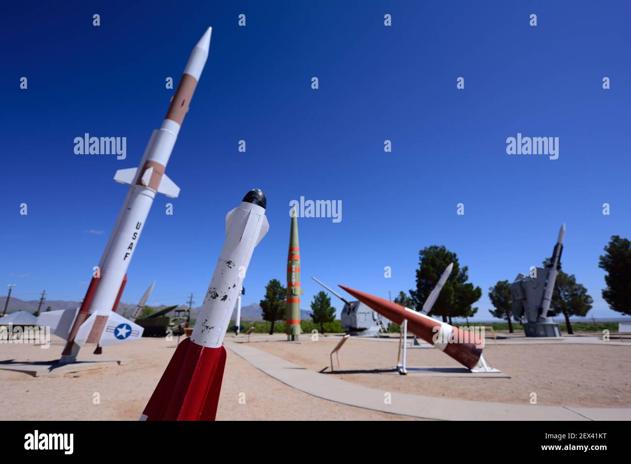 The GAR-1 Falcon, in the foreground, was the Air Force's first air-to ...