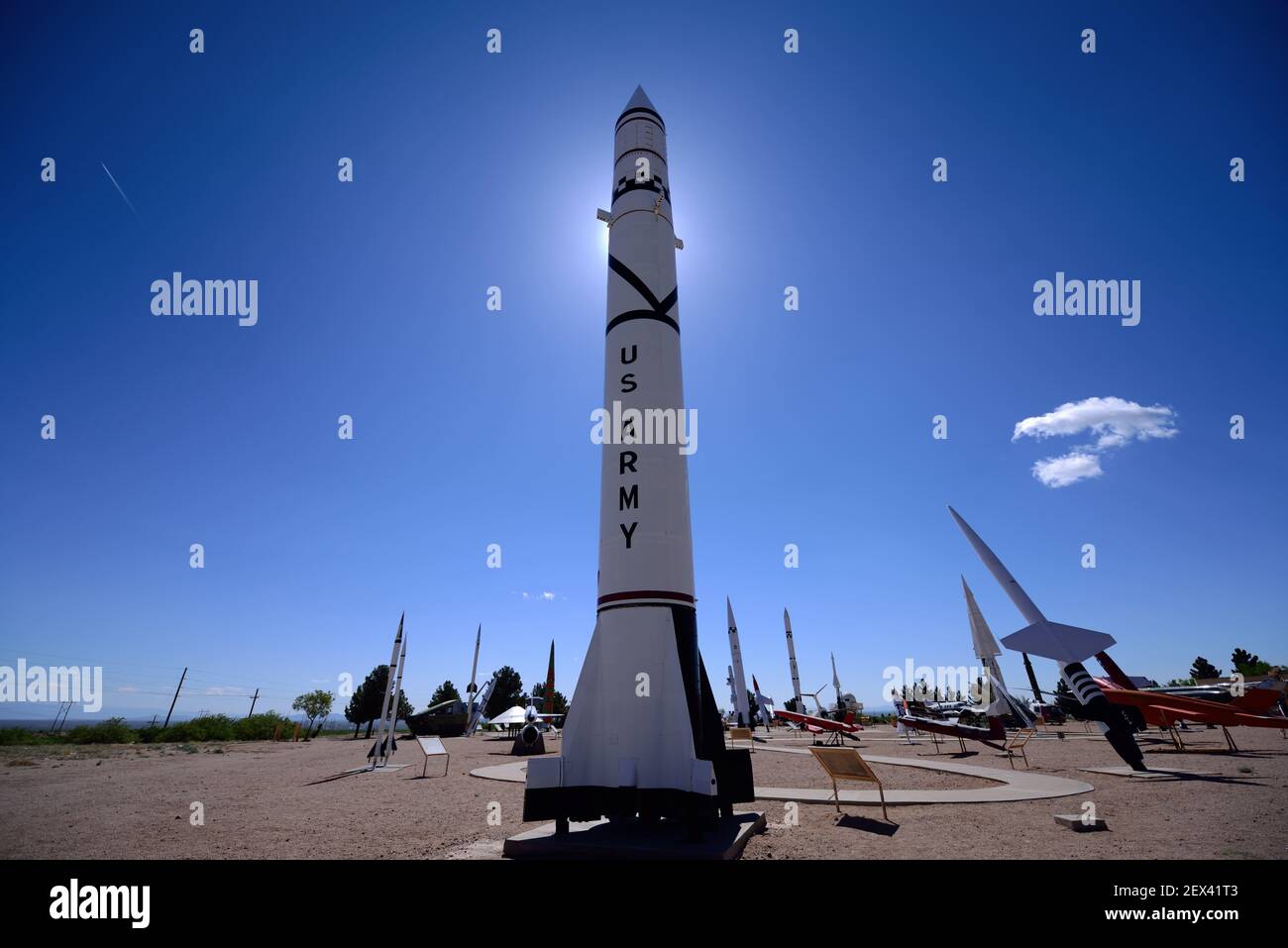 Redstone, the army's largest surface to surface ballistic missile ...