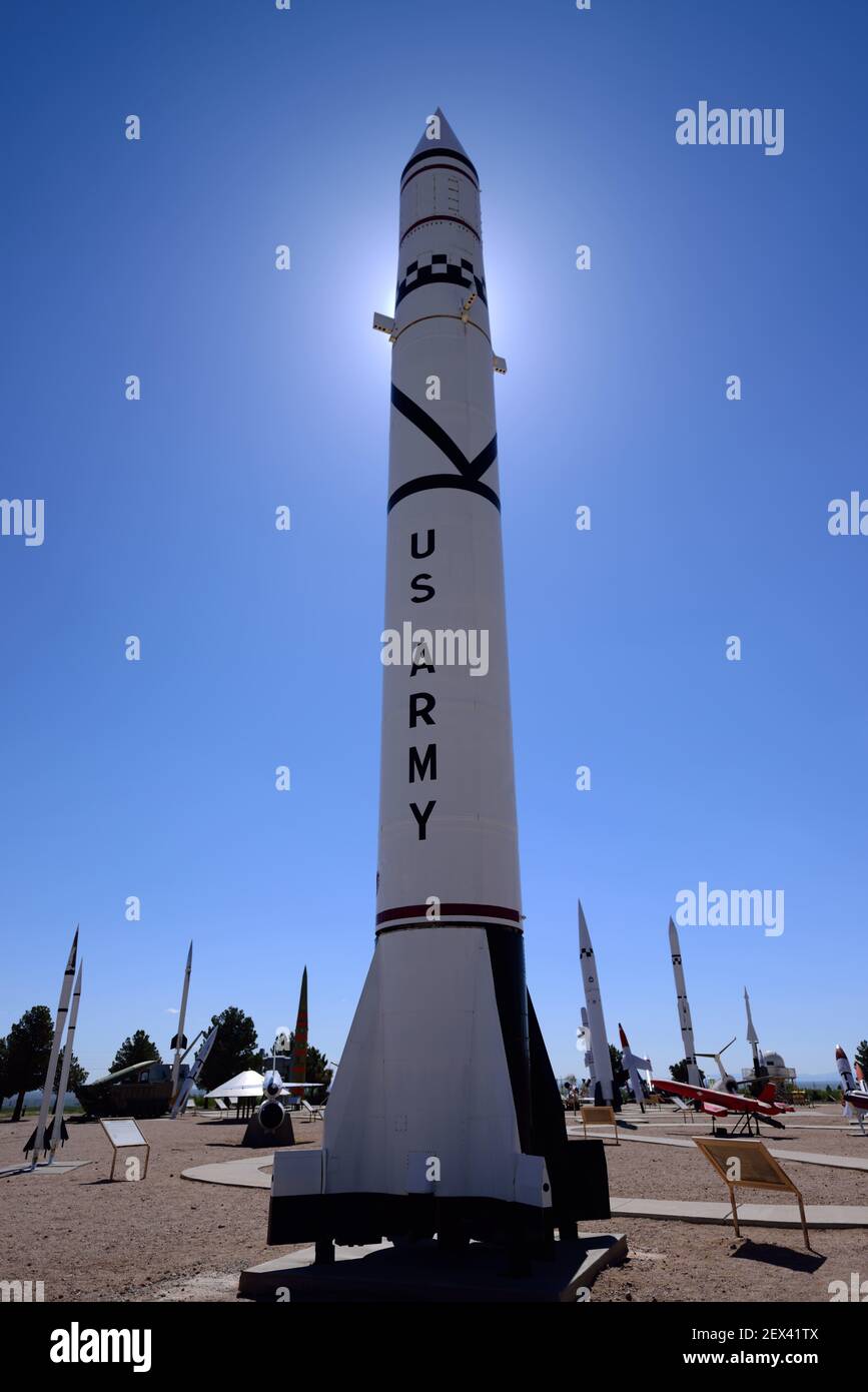 Redstone, the army's largest surface to surface ballistic missile ...