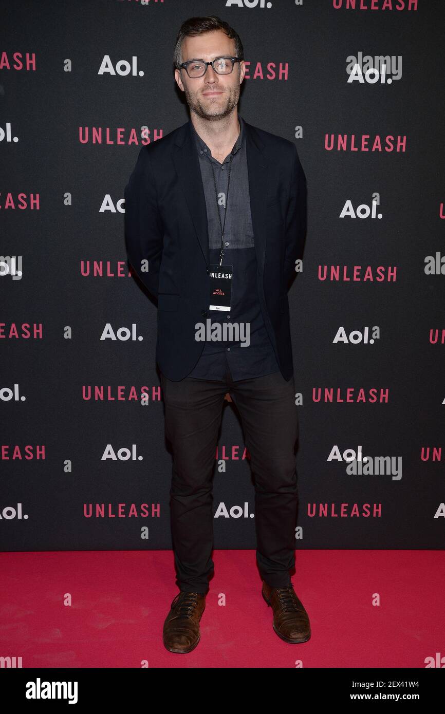 Ricky Camilleri attends the AOL NEWFRONTS 2015 at 4 World Trade Center ...