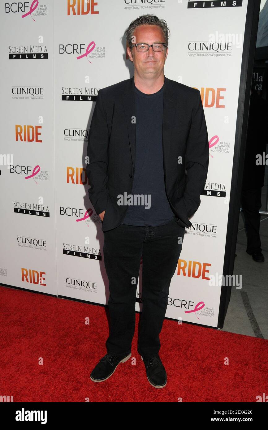 28 April 2015 - Hollywood, California - Matthew Perry. "Ride" Los ...