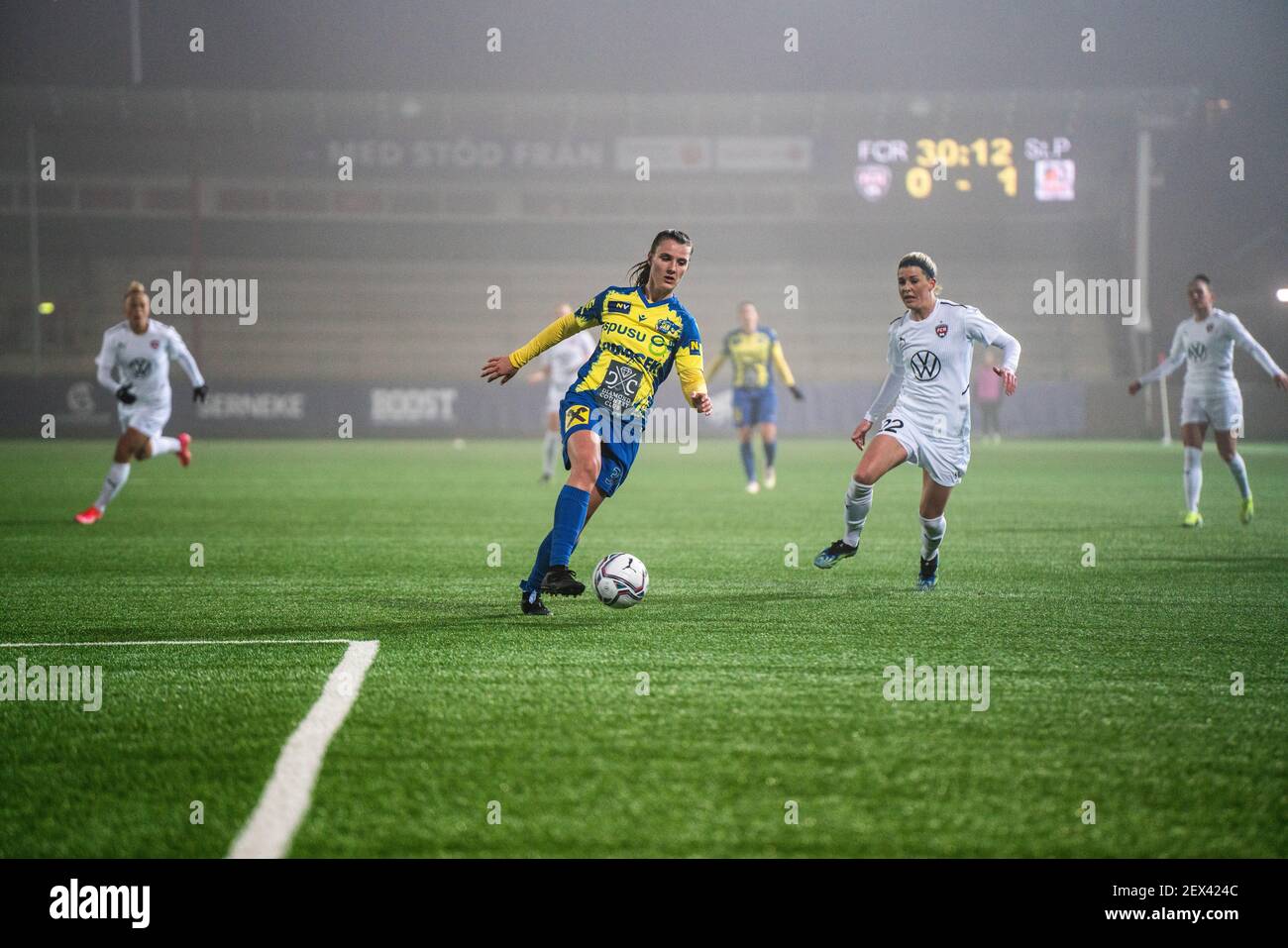 Malmoe, Sweden. 03rd Mar, 2021. Anna Bereuter (37) of St. Polten and ...