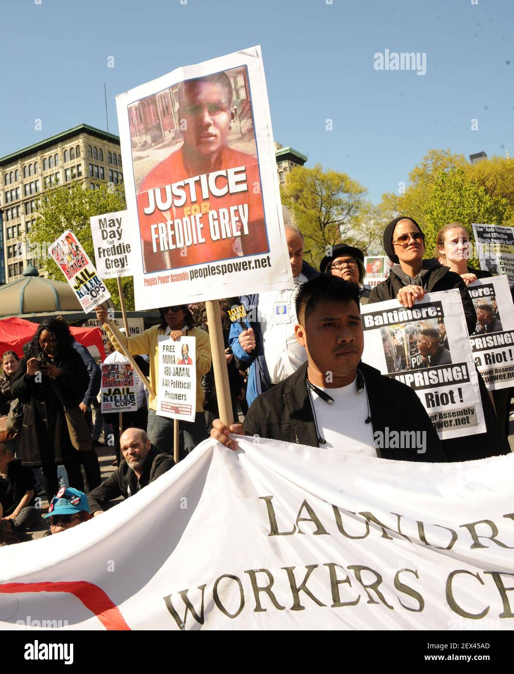May Day and Black Lives Matter Protest in Union Square, Friday May, 1 ...