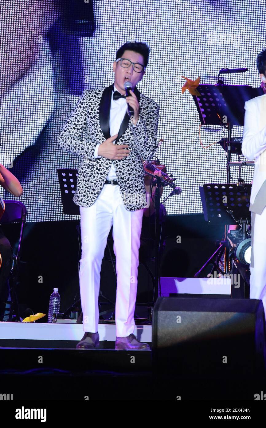 Jee Seok Jin attends Michael Wong's concet in Taipei, Taiwan, China on ...