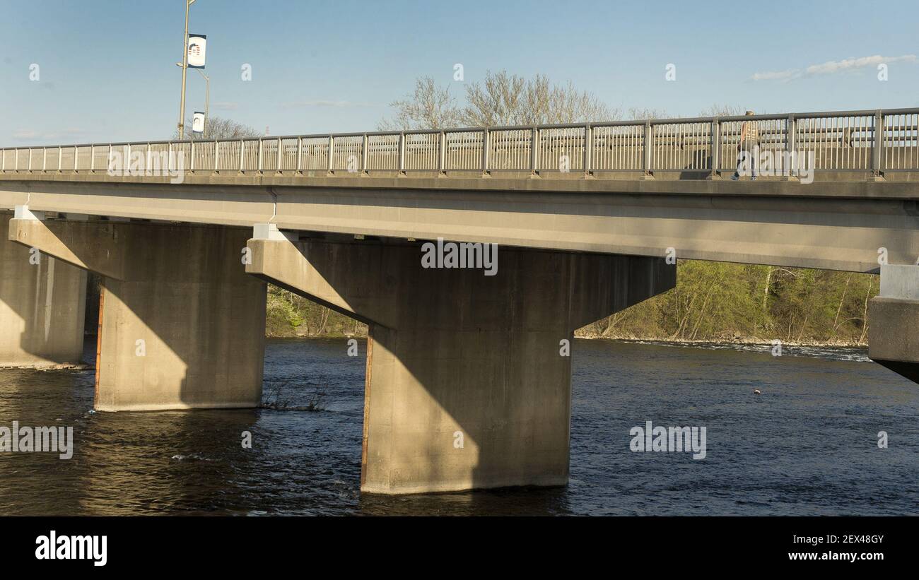 The Hamilton Street Bridge on May 3, 2015 in Allentown, Pa., where a ...