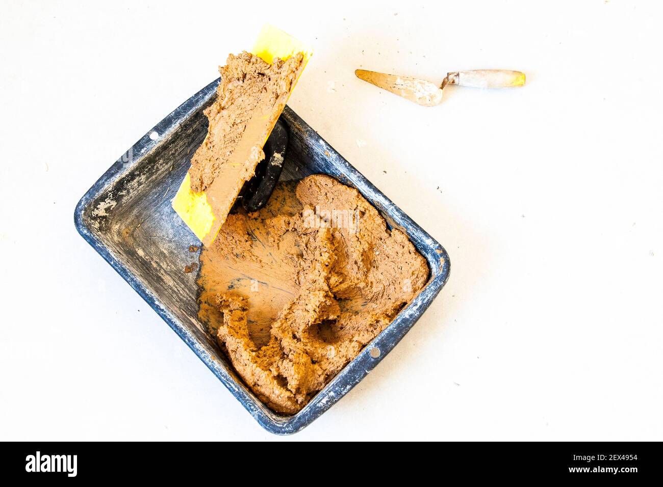 Raw earth coating, France Stock Photo - Alamy