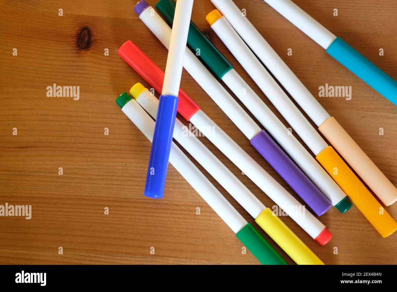 Wooden pens hi-res stock photography and images - Alamy