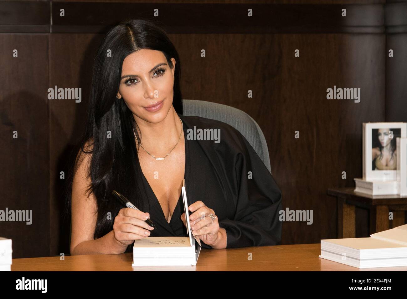 Kim Kardashian West signs copies of her new book "Selfish" at Barnes ...