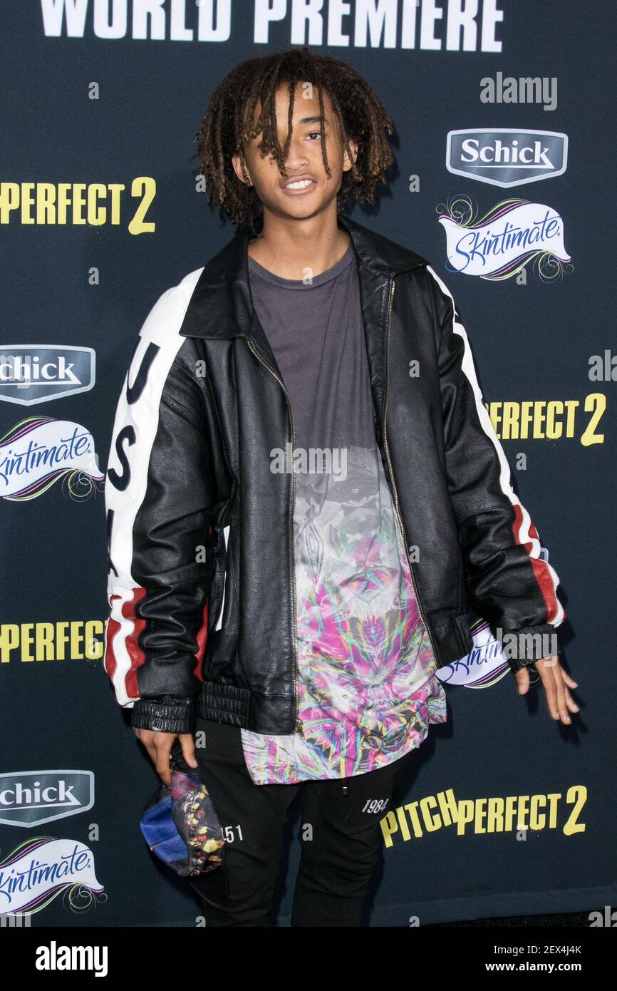 Jaden Smith attends the LA Premiere of "Pitch Perfect 2" held at Nokia ...