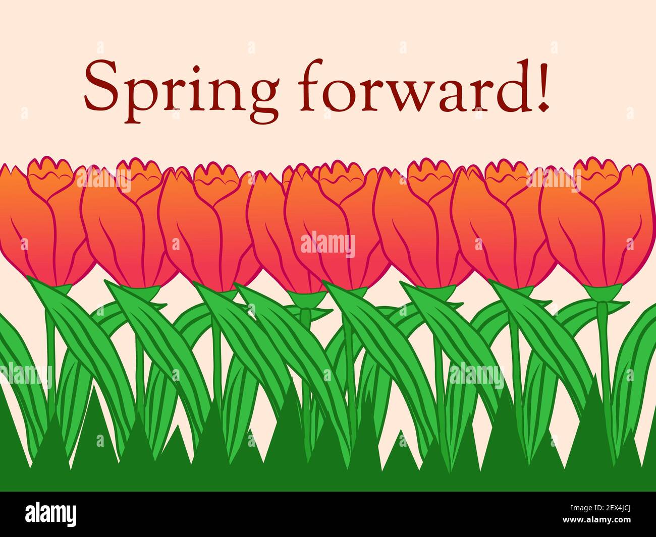 Illustration Daylight saving time Stock Photo - Alamy