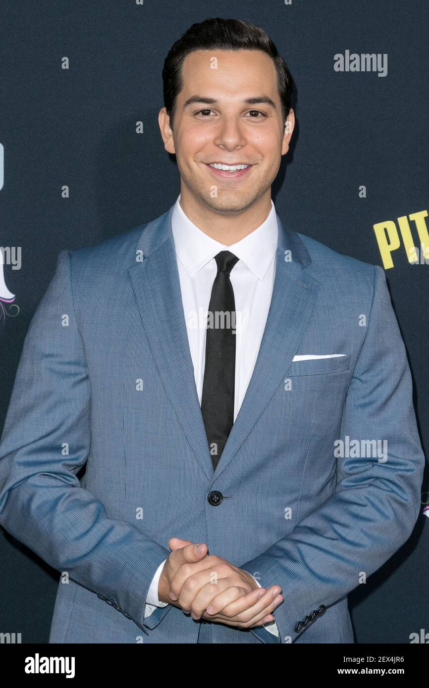 Skylar Astin attends the LA Premiere of "Pitch Perfect 2" held at Nokia ...