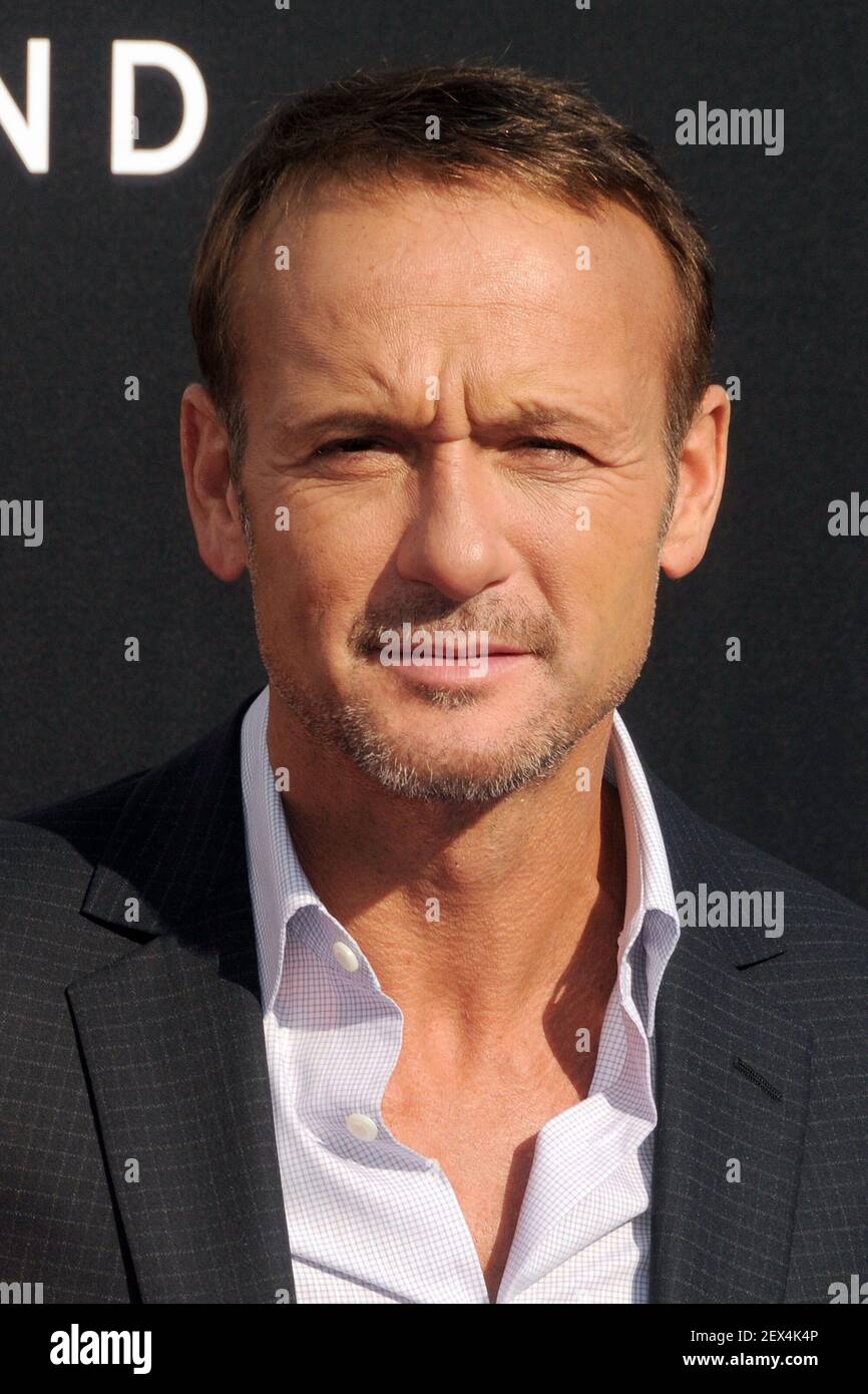 9 May 2015 - Anaheim, California - Tim McGraw. "Tomorrowland" Los ...