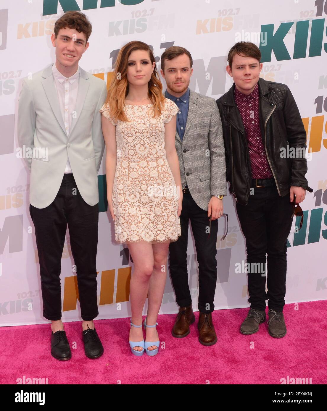 09 May 2015 - Carson, California - Echosmith, Noah Sierota, Sydney Sierota, Jamie Sierota ...