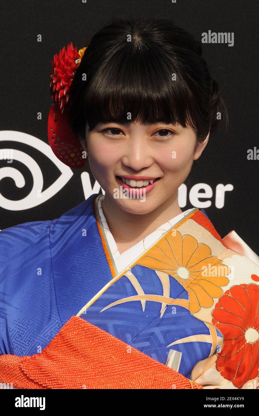 9 May 2015 - Anaheim, California - Mirai Shida. "Tomorrowland" Los ...