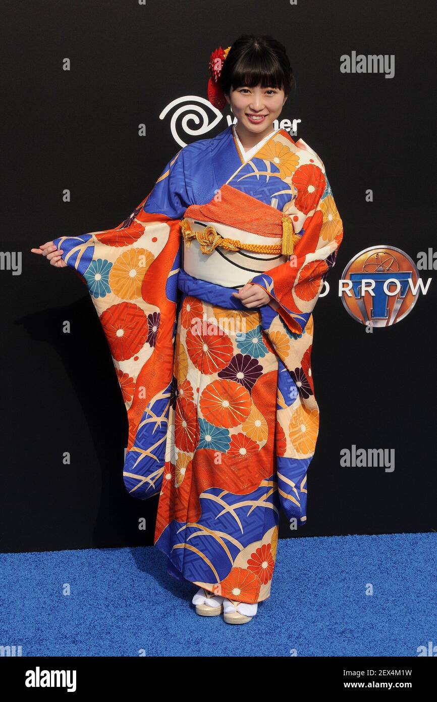 9 May 2015 - Anaheim, California - Mirai Shida. "Tomorrowland" Los ...