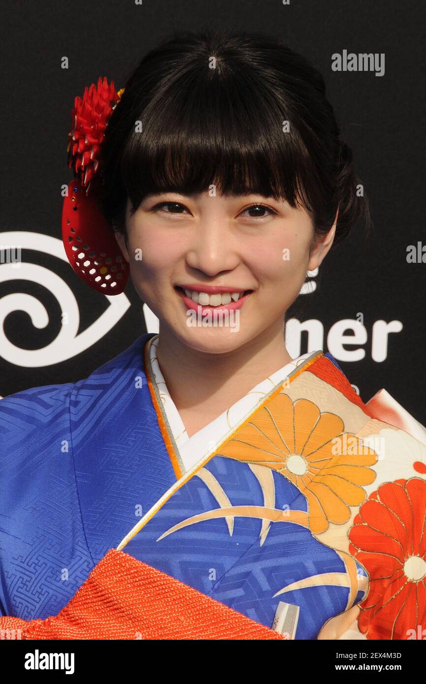 9 May 2015 - Anaheim, California - Mirai Shida. "Tomorrowland" Los ...
