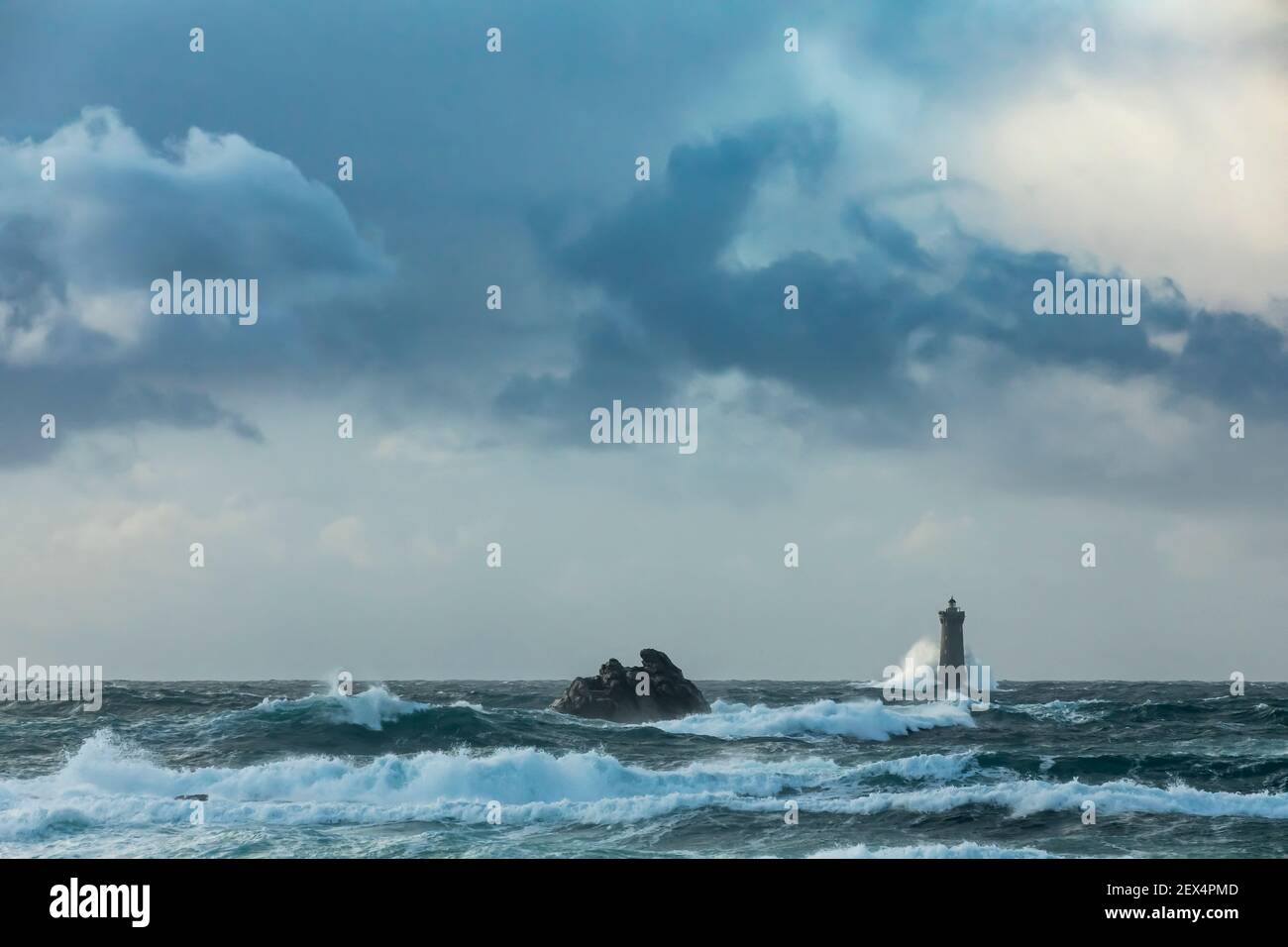 The lighthouse of Porspoder, Bretagne, France Stock Photo - Alamy