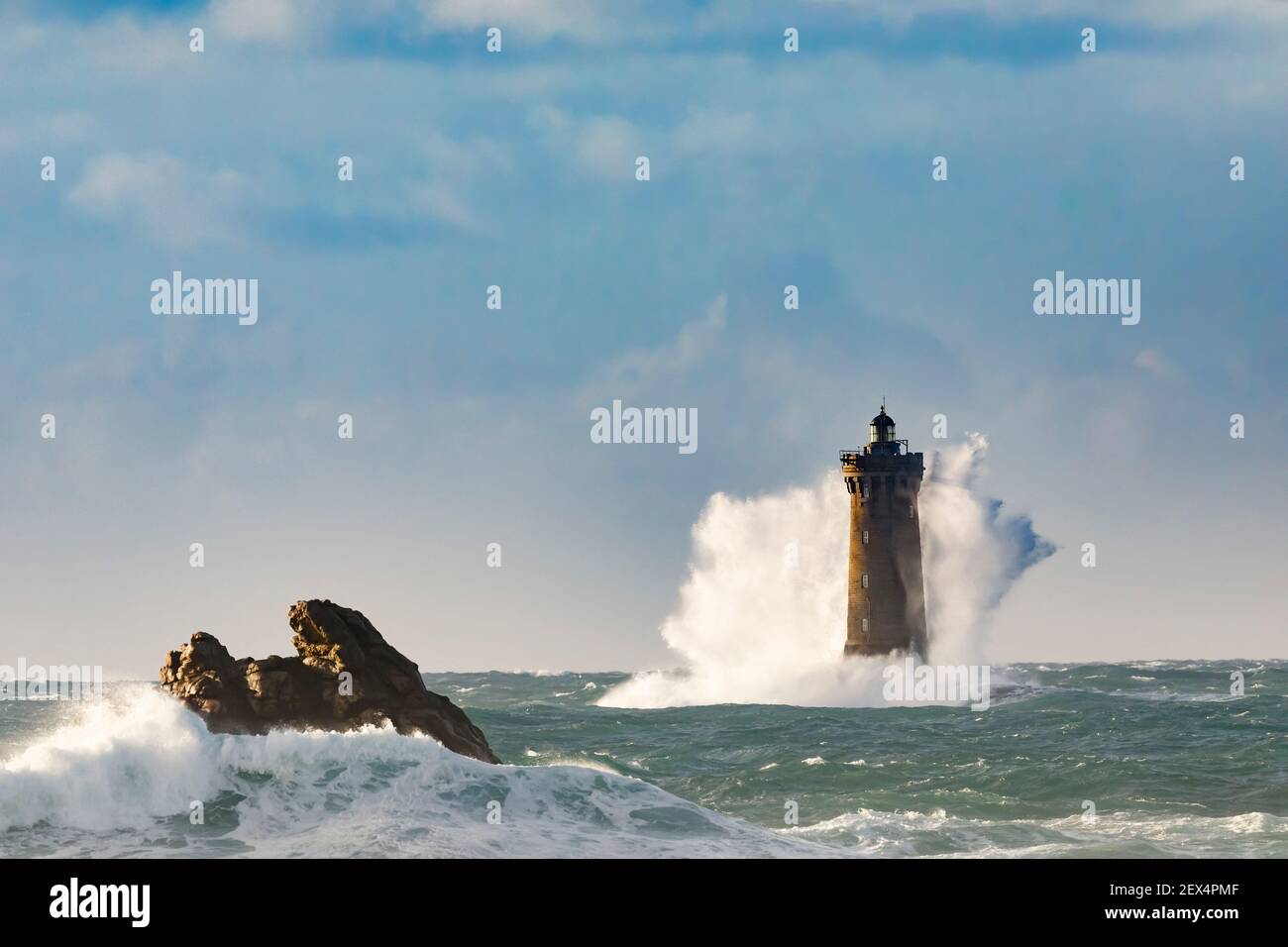 The lighthouse of Porspoder, Bretagne, France Stock Photo - Alamy
