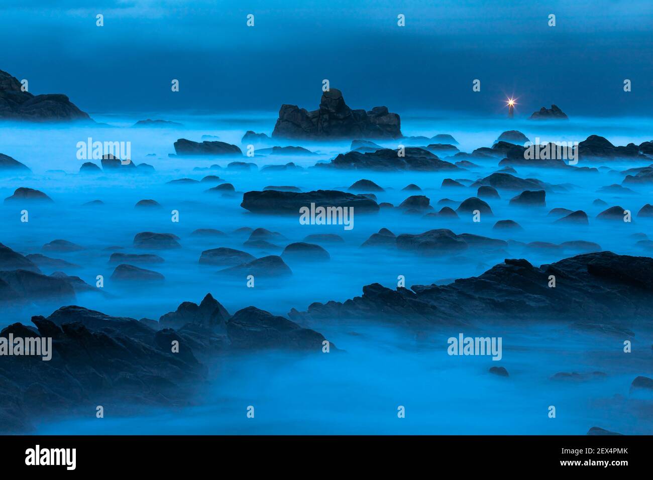 The lighthouse of Porspoder, Bretagne, France Stock Photo - Alamy