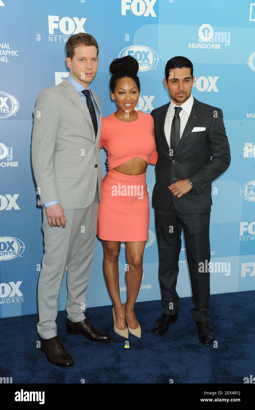 L-R: Stark Sands, Meagan Good, Wilmer Valderrama during the FOX 2015 ...