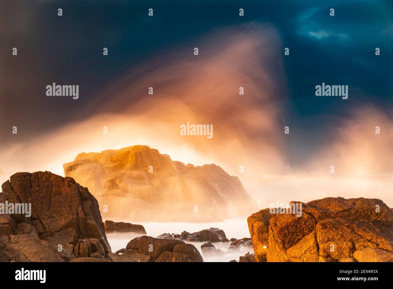 Rocks at Porspoder, Bretagne, France Stock Photo - Alamy