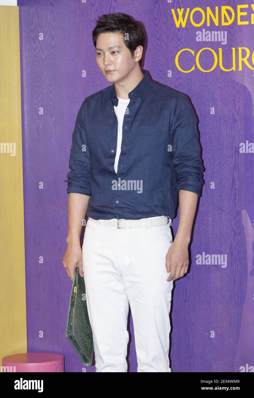 13 May 2015 - Seoul, South korea : South Korean actor Joo Won, attends ...