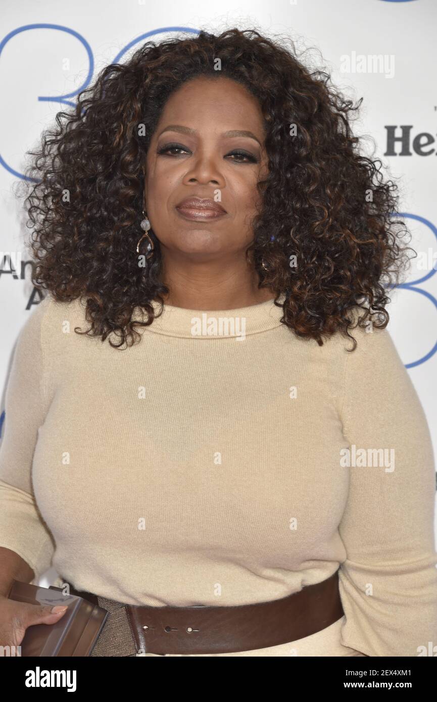 Oprah Winfrey at the 2015 Independent Spirit Awards, held on the beach ...